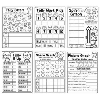 First Grade Data and Graphing Worksheets - My Teaching Pal