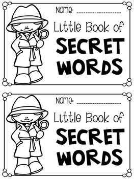 Little Book of Secret Words BUNDLE - Short and Long Vowels - My ...