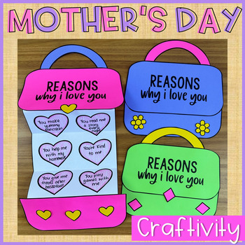 Mother's Day Craft - Purse Craftivity - My Teaching Pal