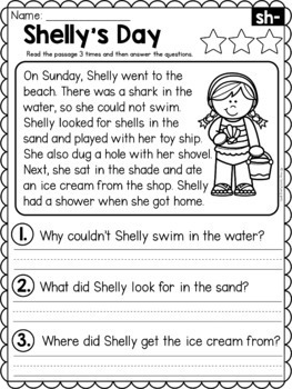 Phonics Reading Comprehension Passages BUNDLE Paper & Digital - My ...