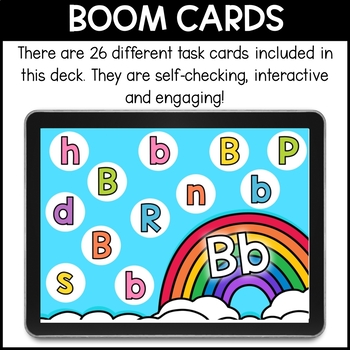 Letter Identification - Digital Task Cards - Boom Cards - My Teaching Pal