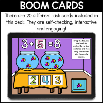 Missing Addends - Digital Task Cards - Boom Cards - My Teaching Pal