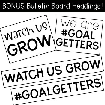 Flower Goal Craftivity and Bulletin Board - My Teaching Pal
