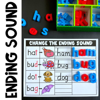 CVC Change a Sound - Literacy Center - My Teaching Pal