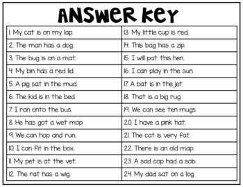 Secret Sentences - Literacy Center - My Teaching Pal