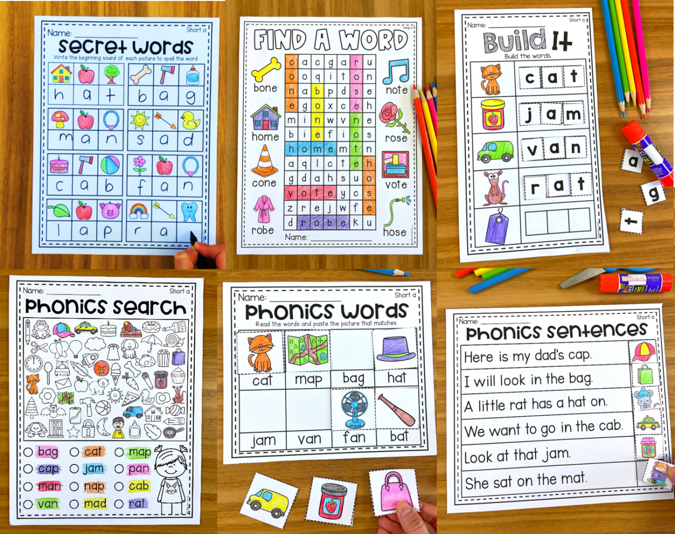 Phonics Worksheets - The Bundle - My Teaching Pal