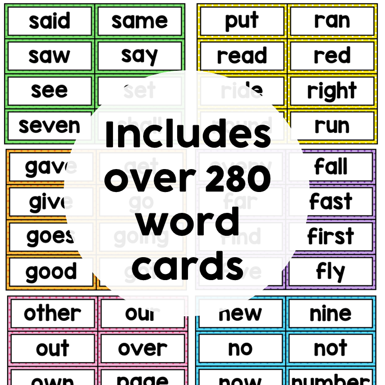 Heart Word Spelling Center - High Frequency Words - My Teaching Pal