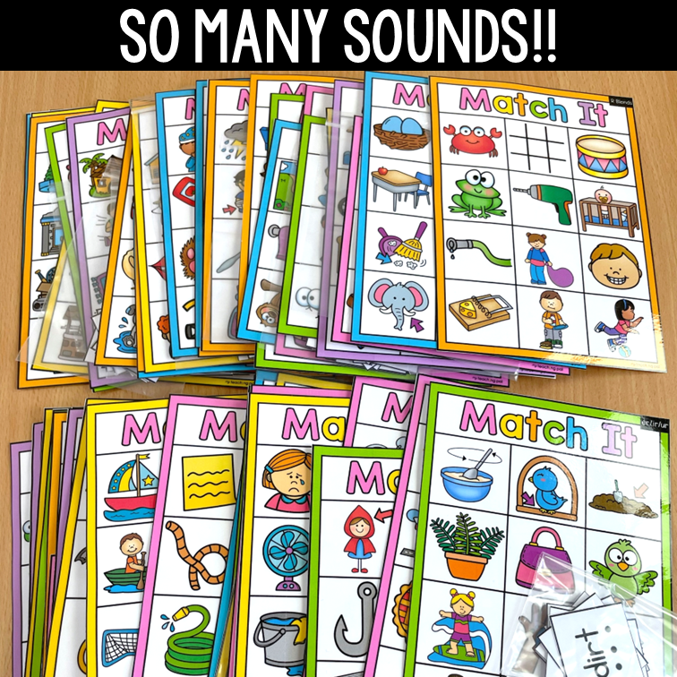 Phonics Center - Decodable Words - Phonics Match - (Science of Reading ...