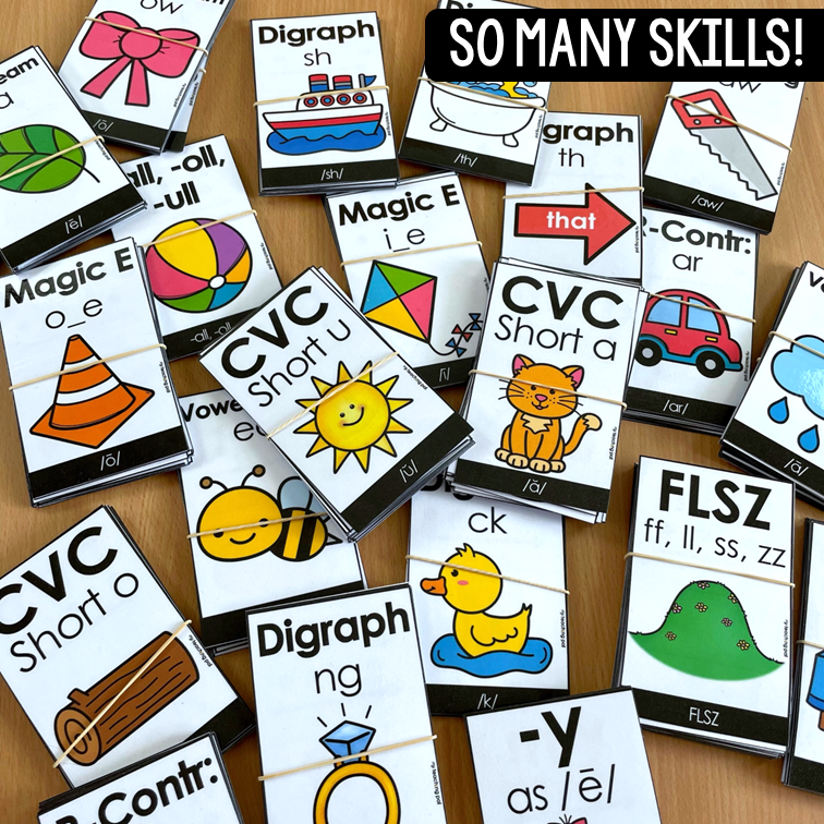 Mystery Words Phonics Center - Decodable Words - (Science of Reading ...