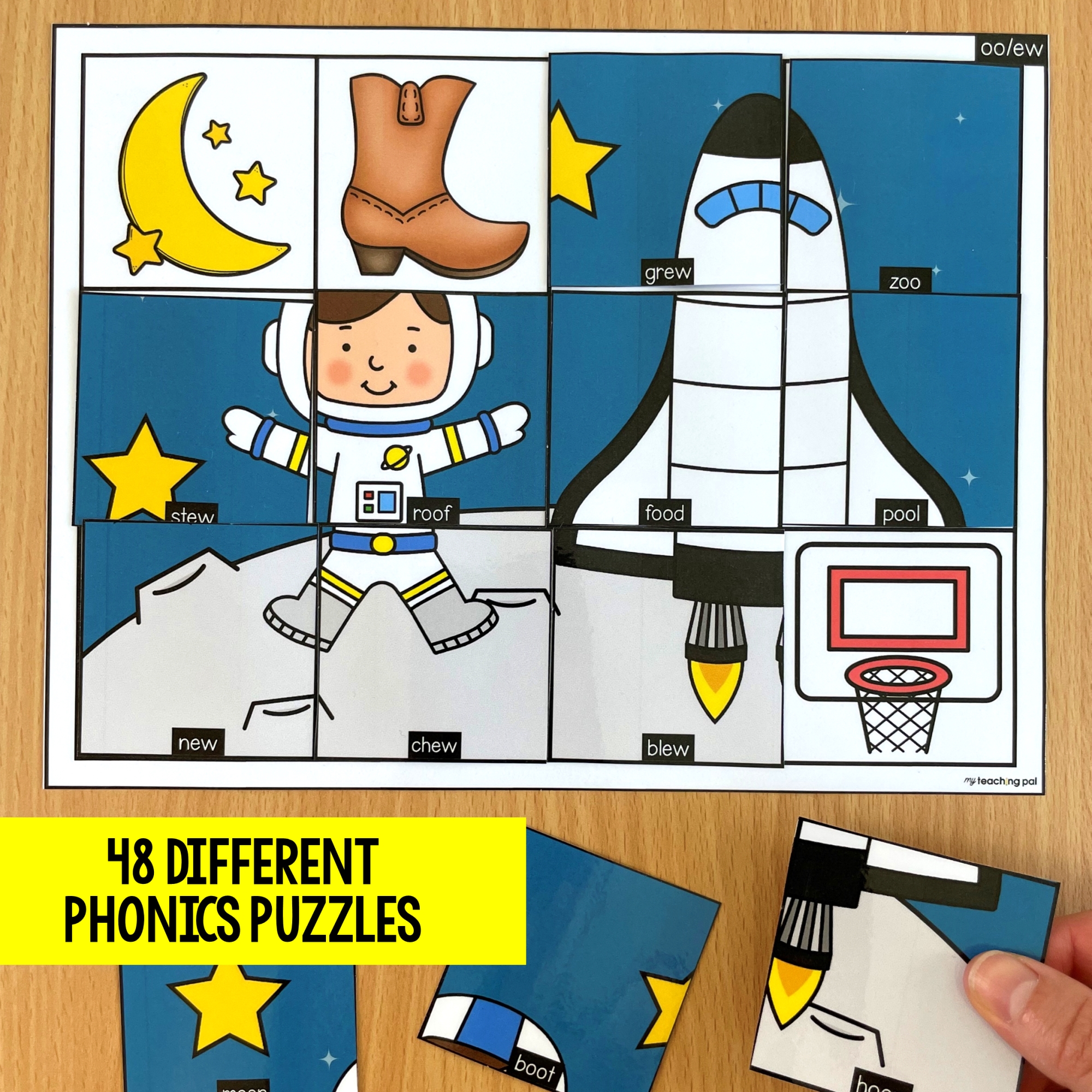 Phonics Puzzles - Word Puzzles with Decodable Words - Science of ...