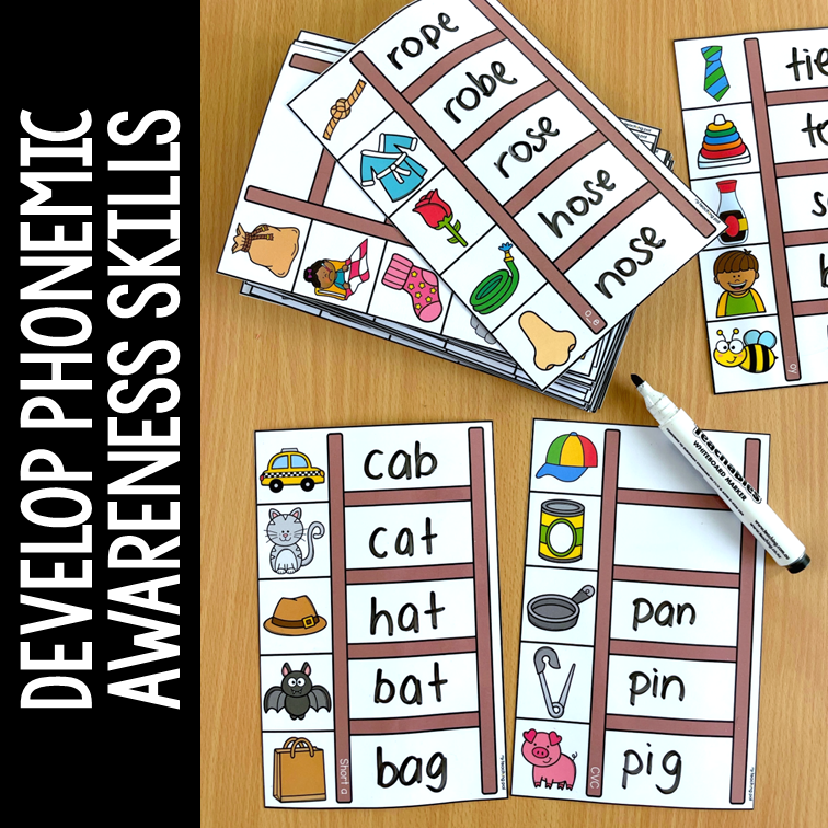 Word Ladders - Word Chains - Phonics and Phonemic Awareness Center - My ...