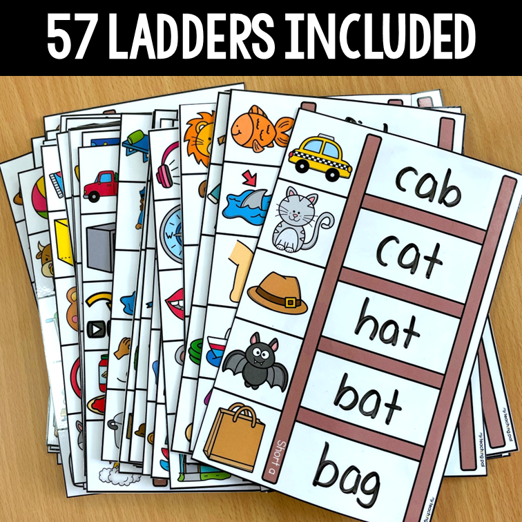 Word Ladders - Word Chains - Phonics and Phonemic Awareness Center - My ...