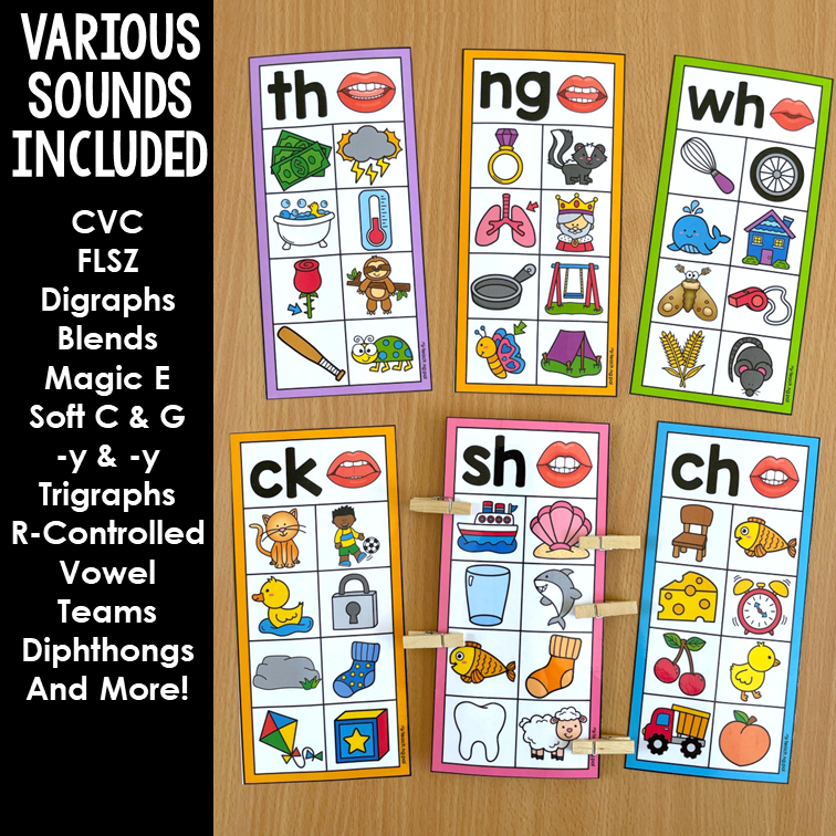 Phonics Center - Sound Clip Cards - (Science of Reading Aligned) - My ...