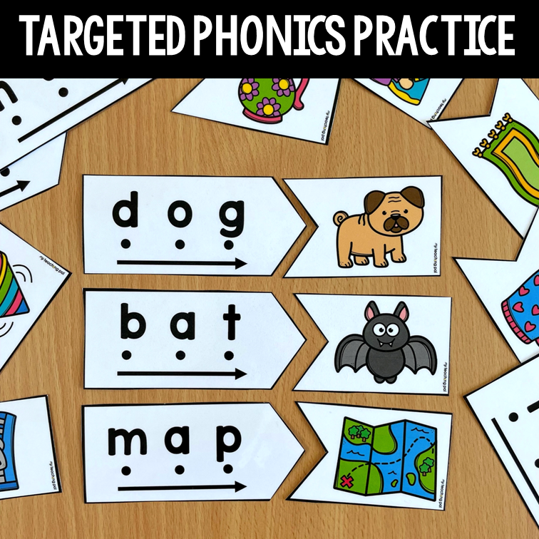 Phonics Word Puzzles - Decodable Words - (Science of Reading Aligned ...
