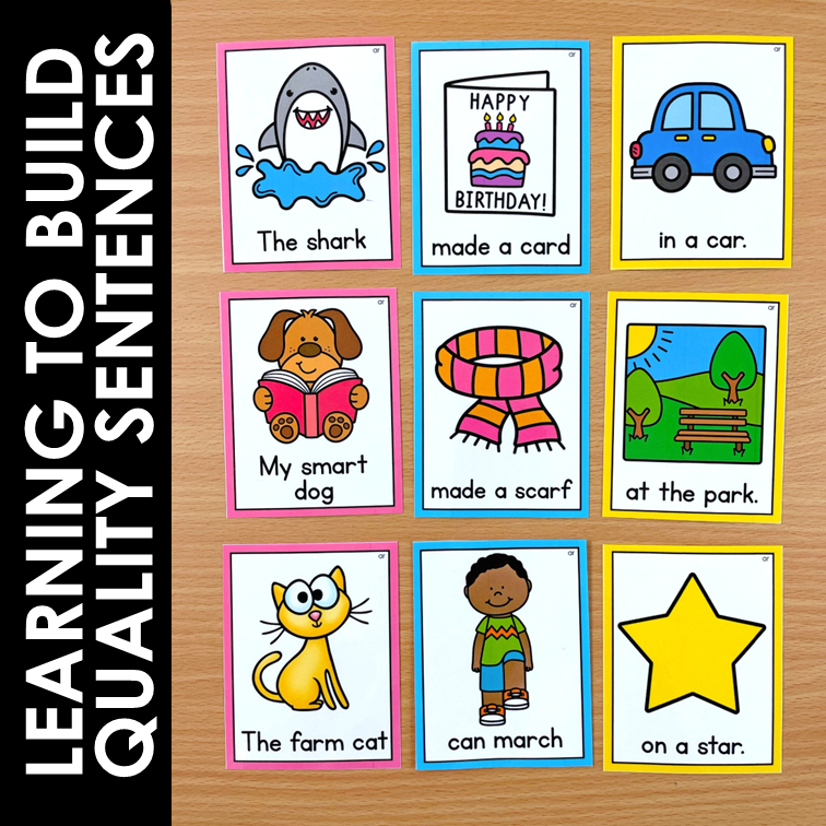 Silly Sentences- Build a Sentence Center VOL 4 - RContr, Vowel Teams ...