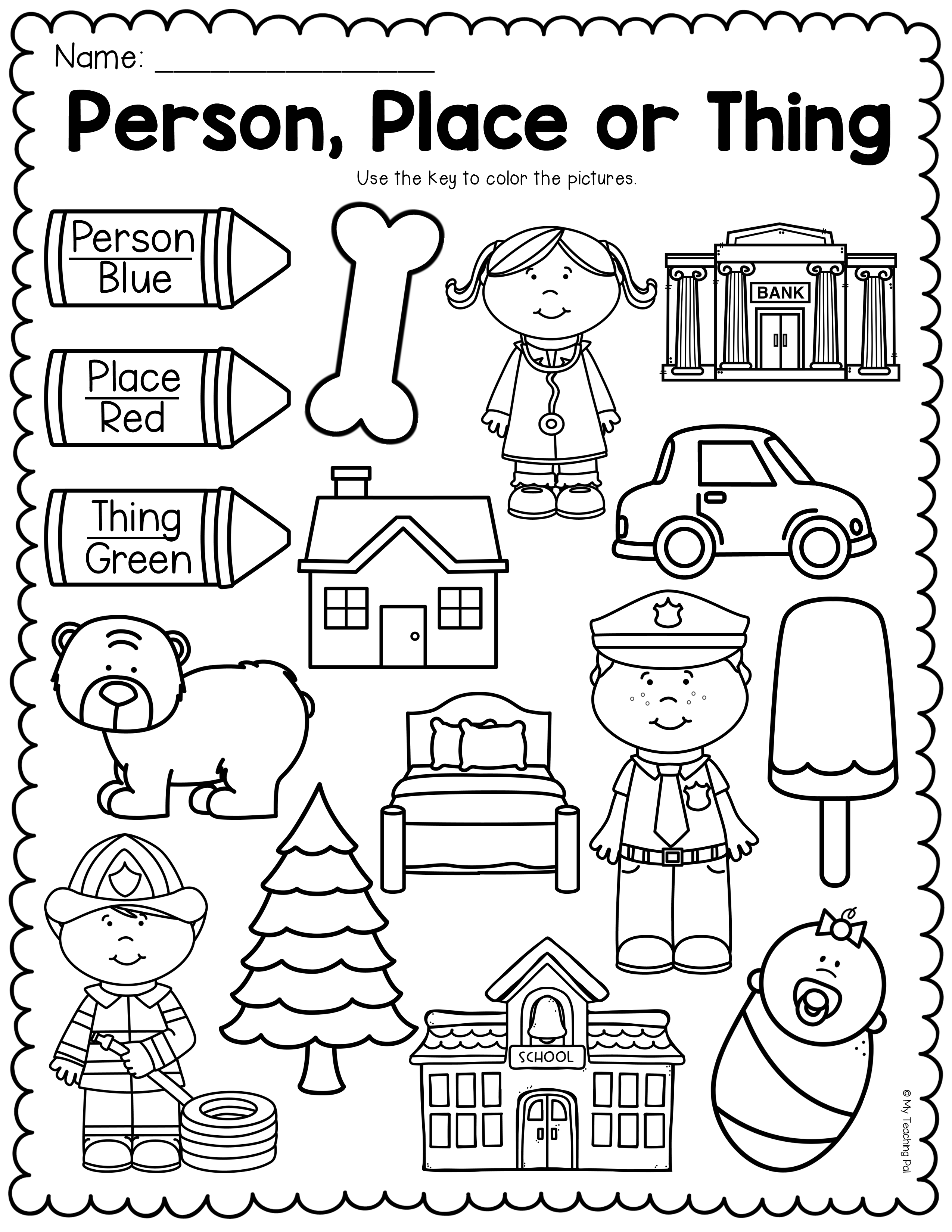 FREE Kindergarten Literacy Worksheets - Grammar, Phonics, Writing ...