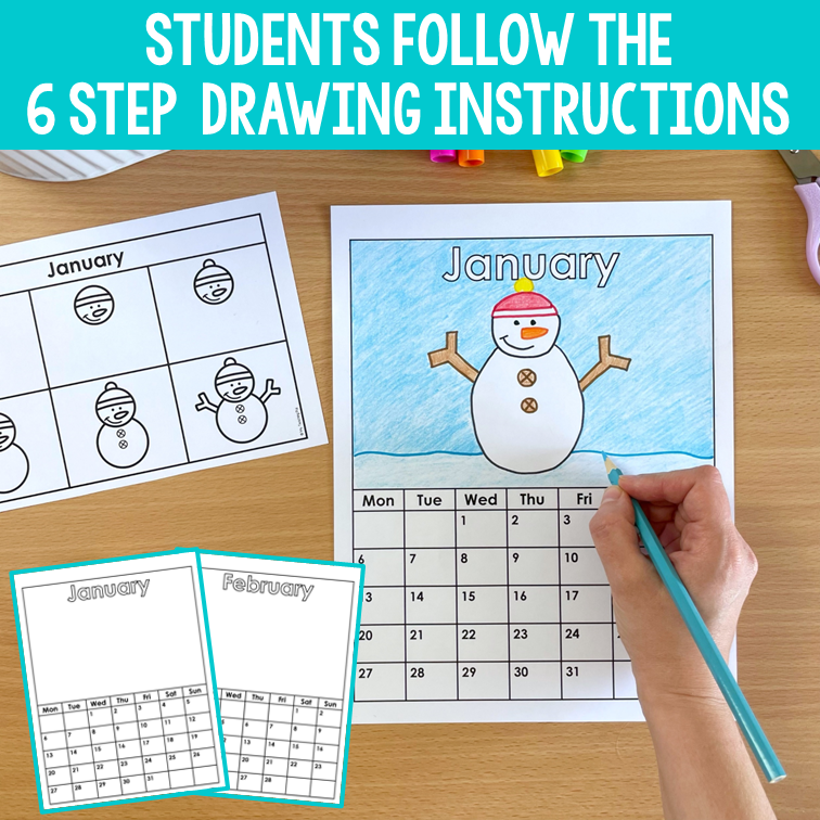 Directed Drawing Calendar 2025 - Holiday and Parent Gift - FREE UPDATES ...