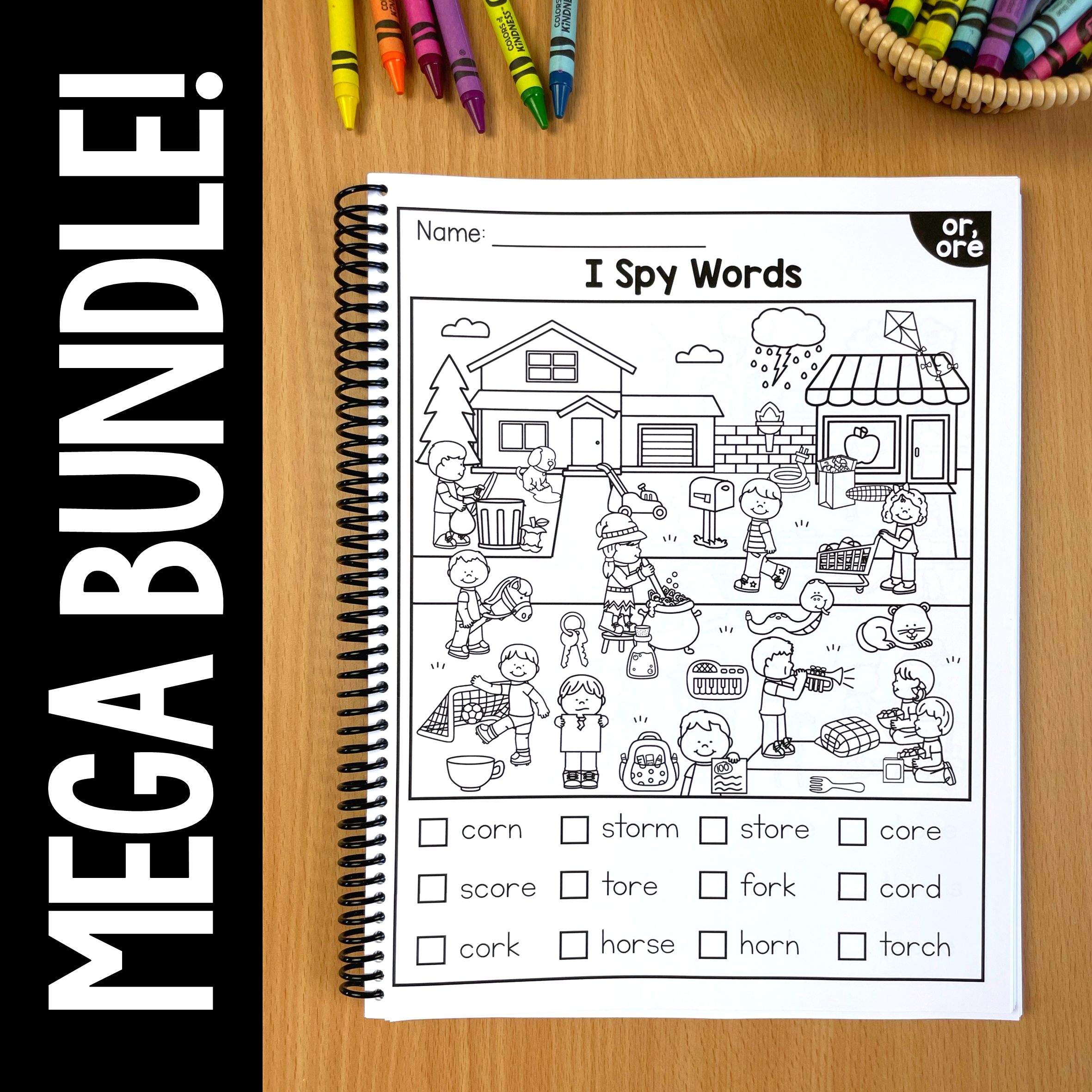 I Spy Worksheets - Decodable Phonics Worksheets - (Science of Reading ...