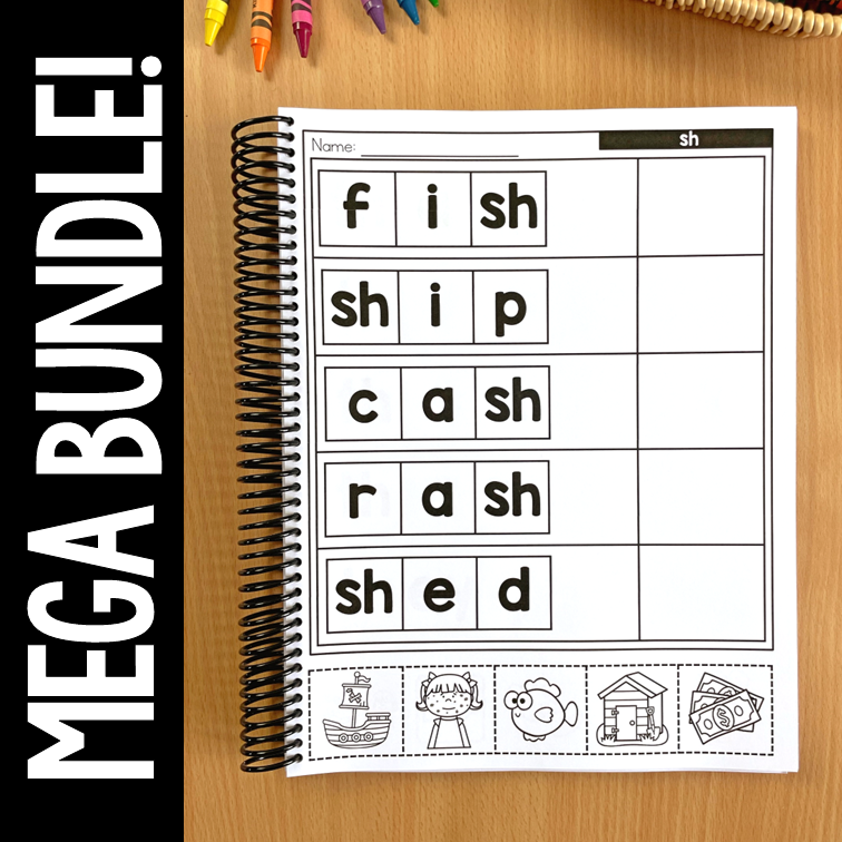 Blend and Match Worksheets BUNDLE - Reading Decodable Words - Science ...