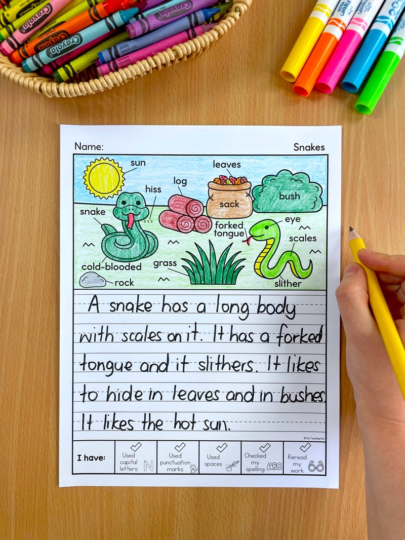 Writing Prompts BUNDLE for the WHOLE YEAR - Kindergarten, First and ...